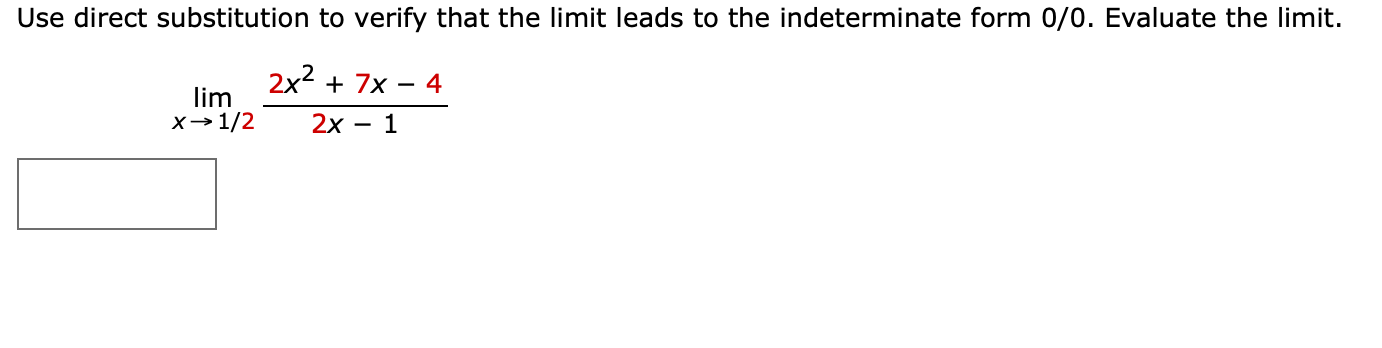 Solved Use direct substitution to verify that the limit | Chegg.com