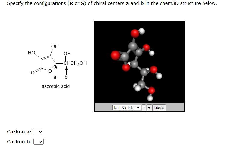 Solved Specify whether the configuration of the chirality | Chegg.com
