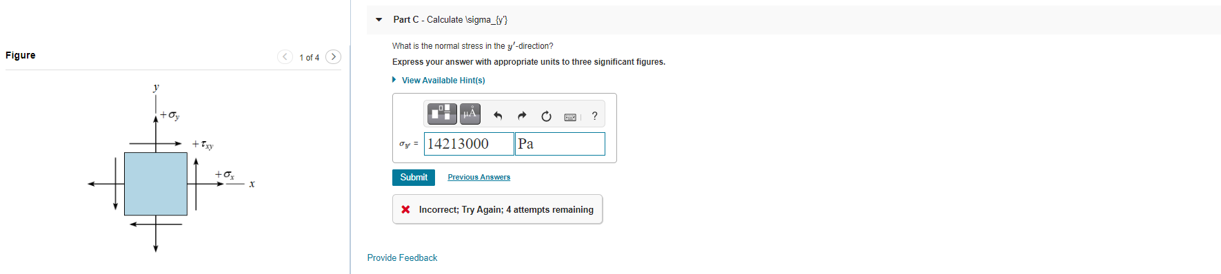Solved General Equations of Plane-Stress Transformation | Chegg.com
