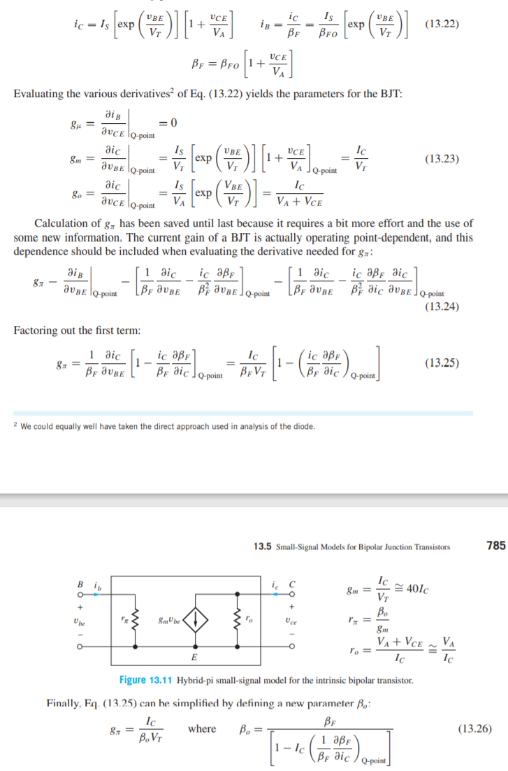 Solved Using ac analysis and the small-signal model, | Chegg.com