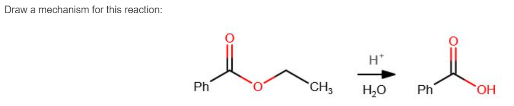 Solved Draw a mechanism for this reaction: H+H2O | Chegg.com