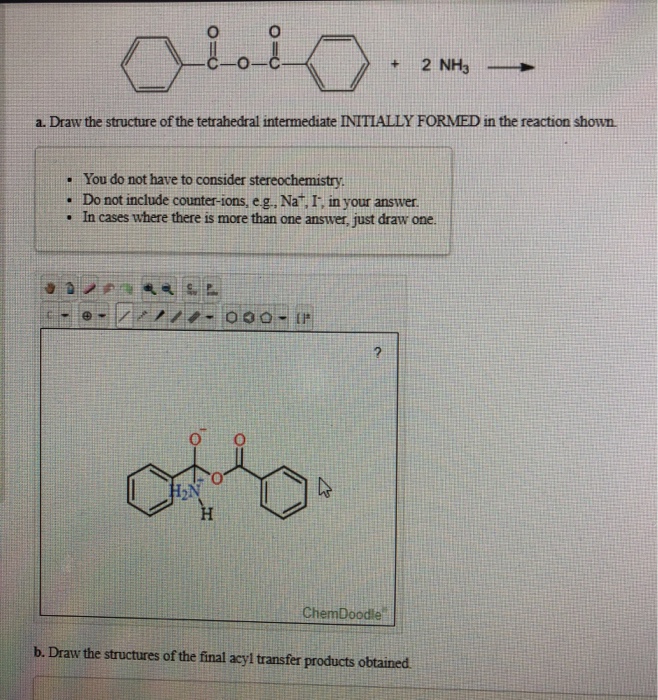 Solved 2NH3- a. Draw the structure of the tetrahedral | Chegg.com