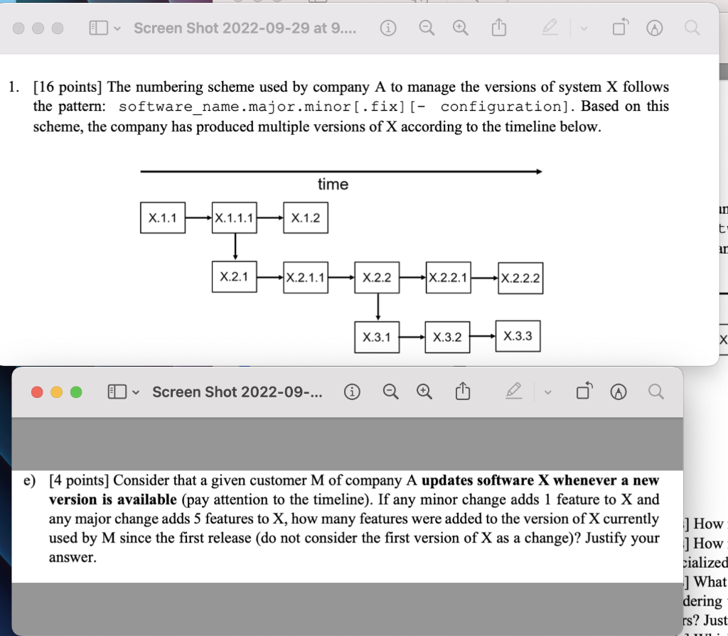 Solved 1. [16 points ] The numbering scheme used by company | Chegg.com