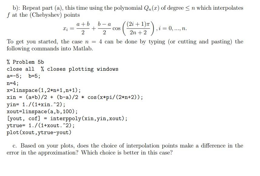 Solved Problem 5. Computer Problem: Before beginning this | Chegg.com