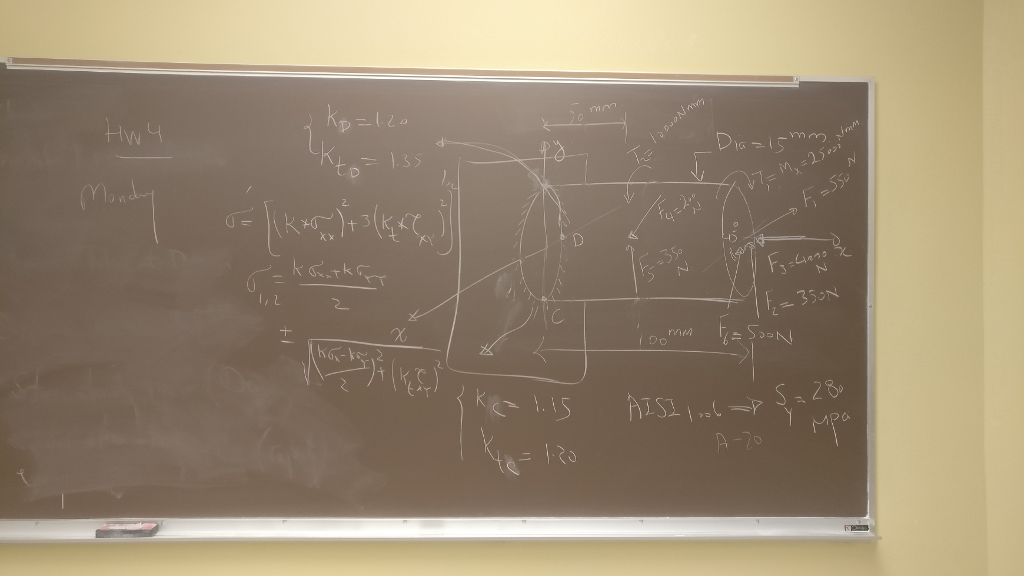 Solved Find the factor of safety using the 1) Tresca theory | Chegg.com