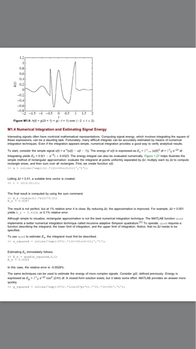 Solved Read "Matlab Session 1: Working with Functions" on | Chegg.com