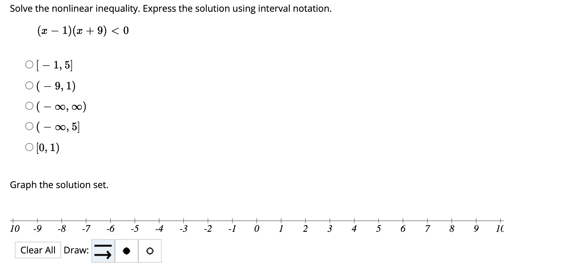 Solved Solve the nonlinear inequality. Express the solution | Chegg.com