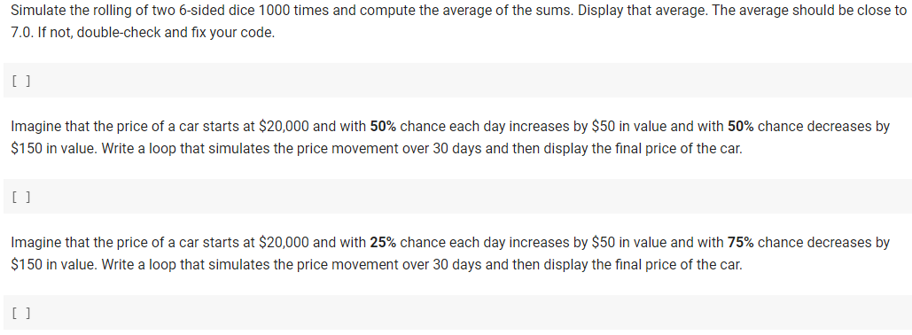 Solved Simulate the rolling of two 6-sided dice 1000 times | Chegg.com