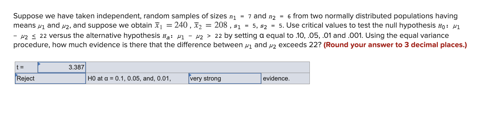 Solved Suppose we have taken independent, random samples of | Chegg.com