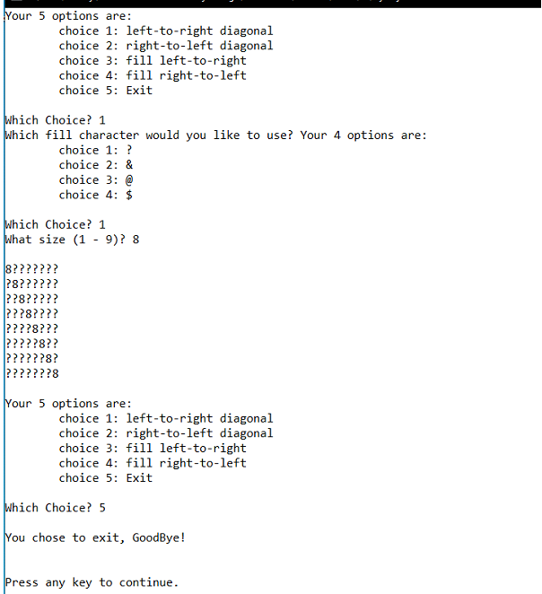 Solved Details: The program will keep repeating until the | Chegg.com
