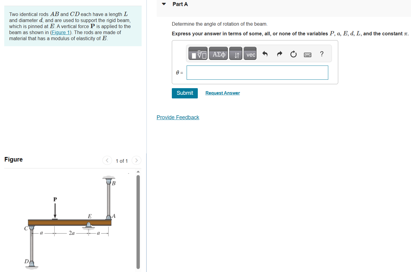 Solved Two identical rods AB and CD each have a length L and | Chegg.com