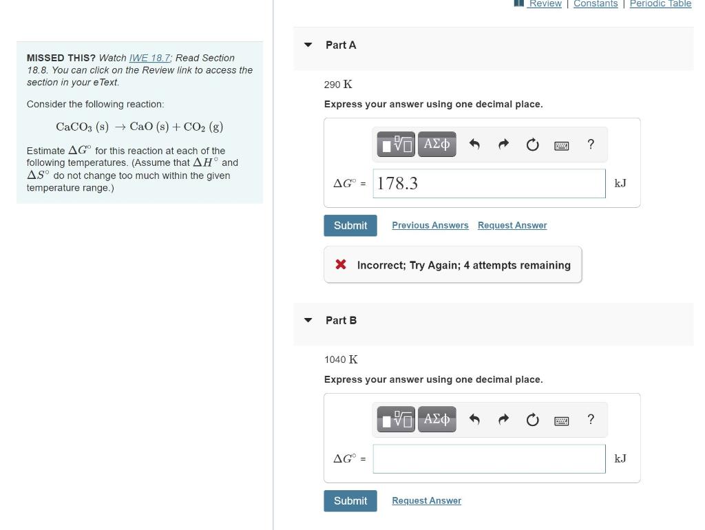 Solved 1 Review Constants Periodic Table Part A MISSED THIS? | Chegg.com