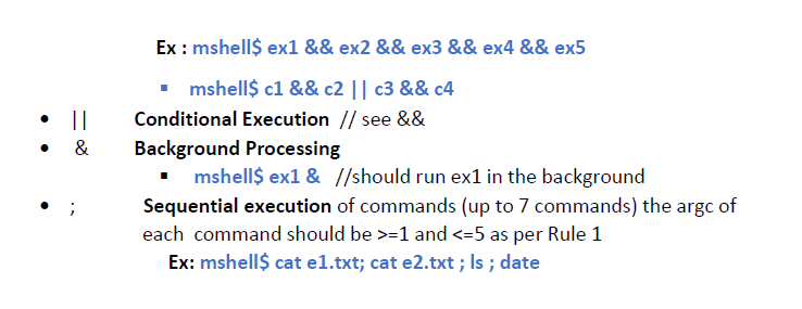 Solved Write a C program shell23s (mshell\$) that goes into | Chegg.com