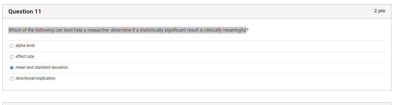 Solved Which of the following can best help a researcher | Chegg.com