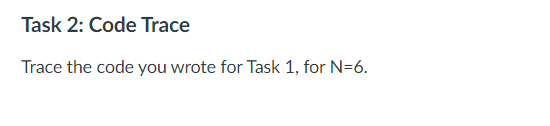 Solved C++ answer task TWO and please do the code trace in | Chegg.com