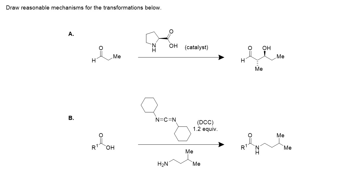 Solved Draw reasonable mechanisms for the transformations | Chegg.com
