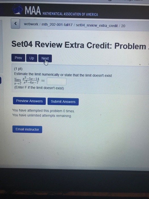 Solved ! webwork / mth 202.001-fall! 7 / set04-review extra | Chegg.com