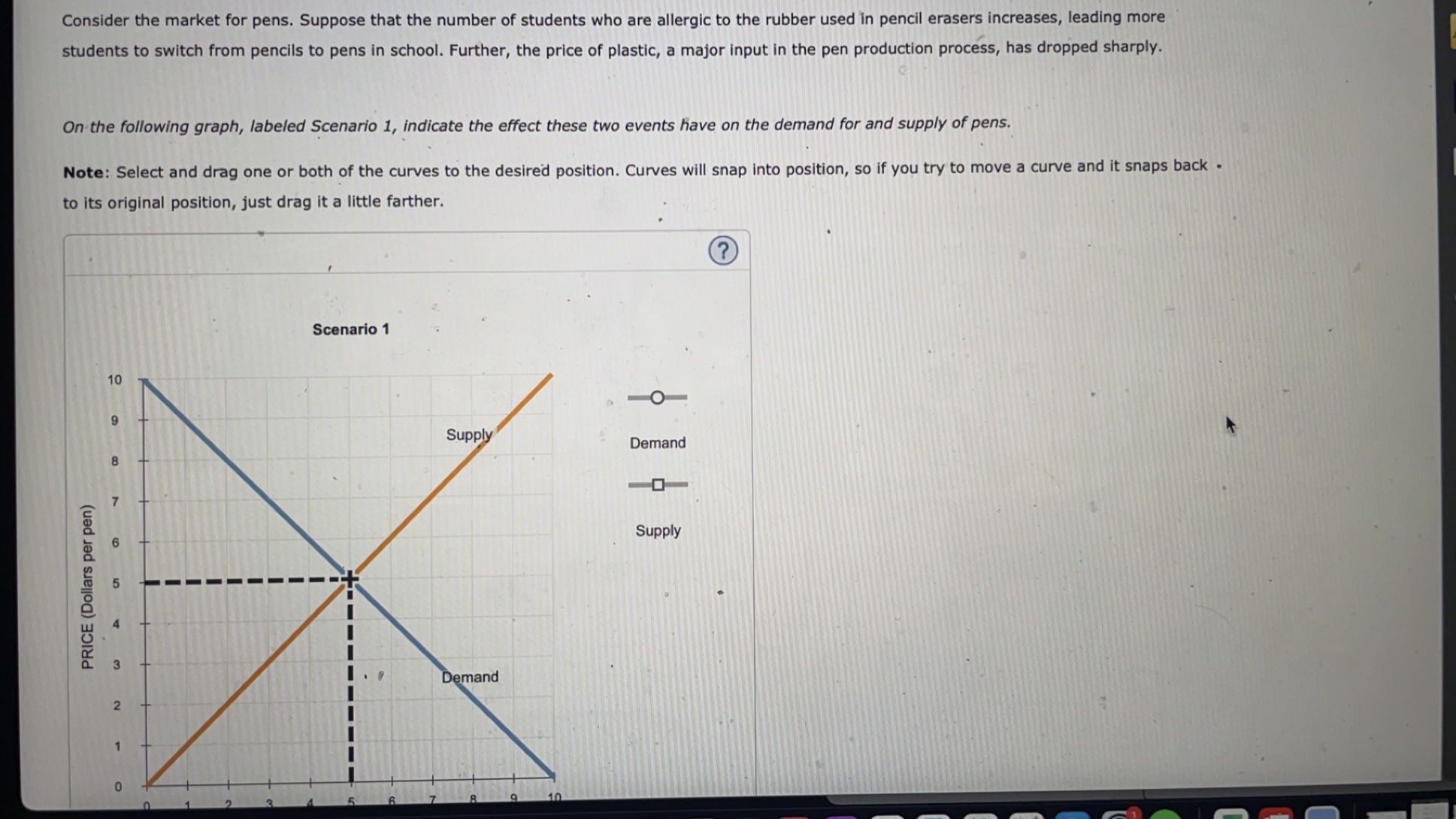Next, complete the following graph, labeled | Chegg.com