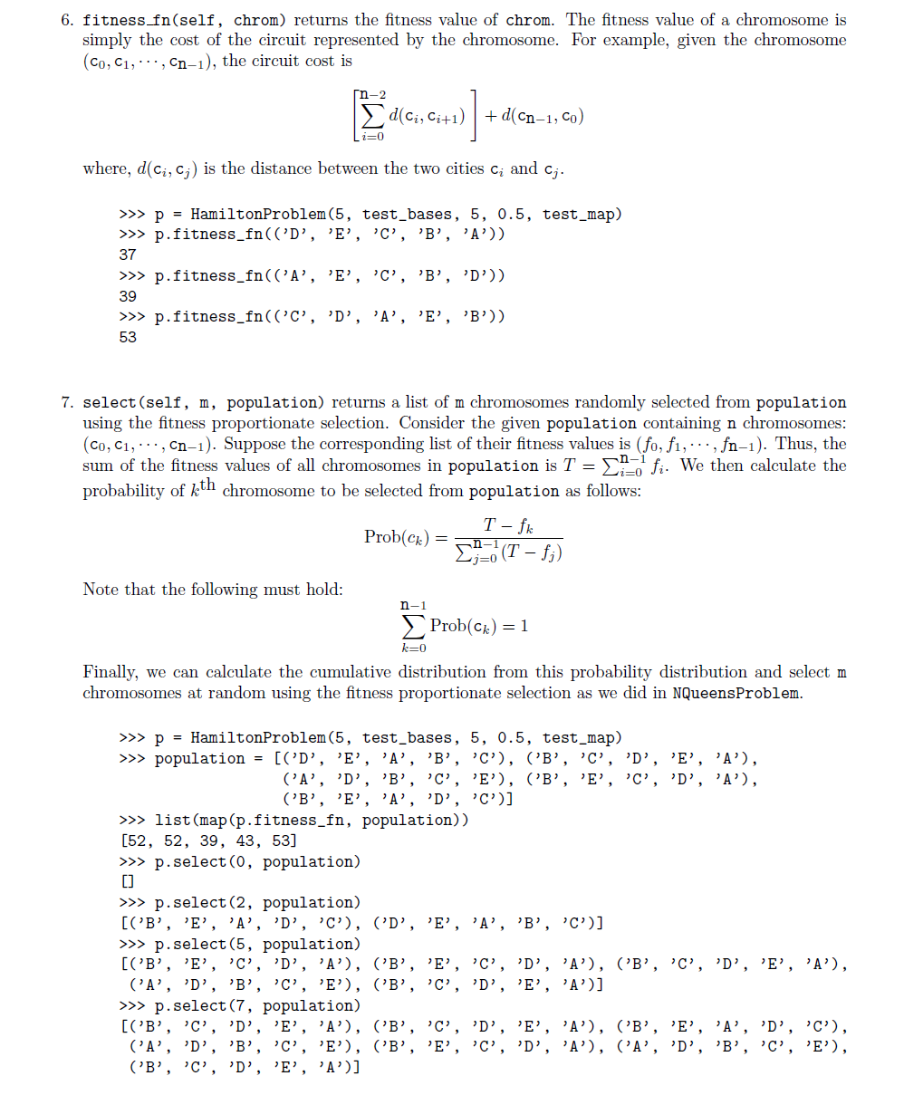Hamilton Circuit Problem Implement the class | Chegg.com