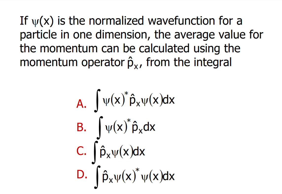 Solved If y(x) is the normalized wavefunction for a particle | Chegg.com