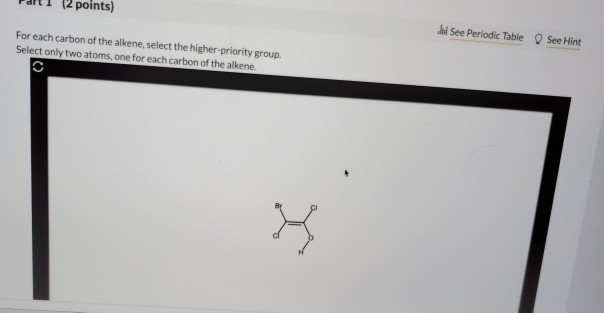 Solved rat (points) See Periodic Table O See Hint For each | Chegg.com