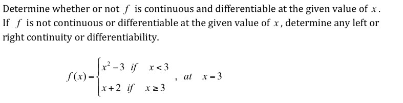 Solved Determine whether or not f is continuous and | Chegg.com