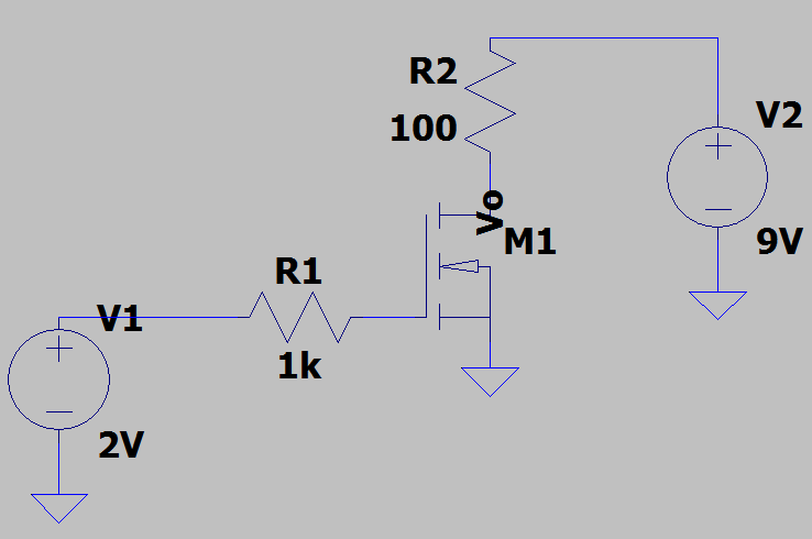 Solved Find IDS and Vo if threshold voltage Vth = 1.2V and | Chegg.com