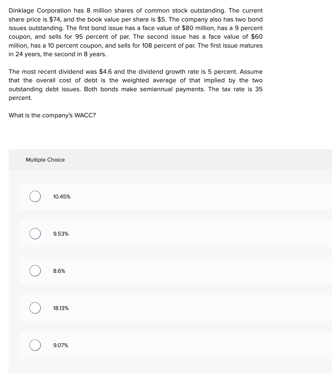 Solved Consider the following information for Watson Power | Chegg.com