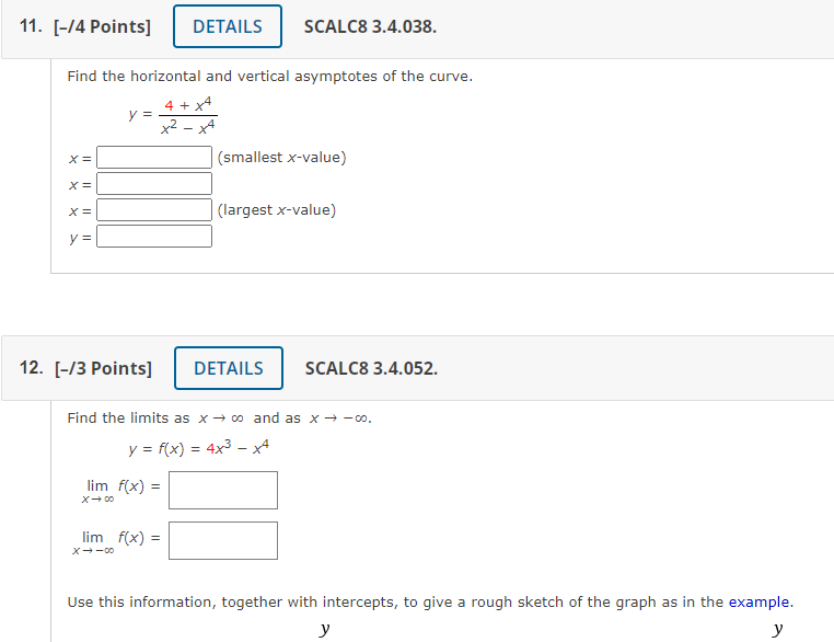 Solved 9. [-/2 Points] DETAILS SCALC8 3.3.503.XP. Find the | Chegg.com