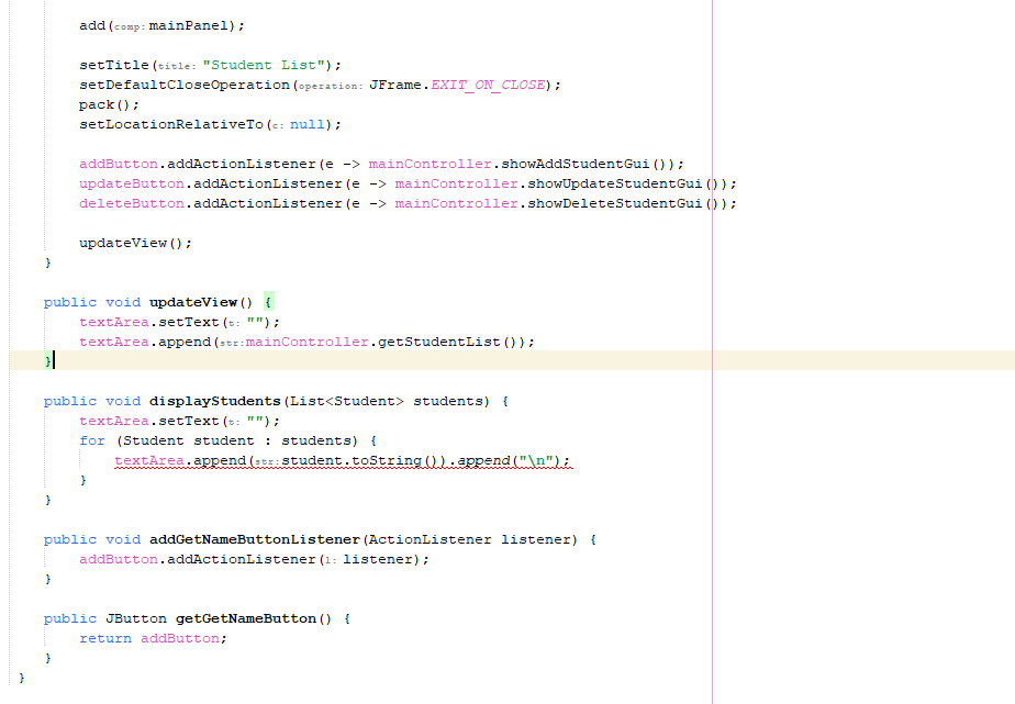 Solved I have a code about student list + major, it's about | Chegg.com