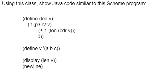 Solved Using this class, show Java code similar to this | Chegg.com