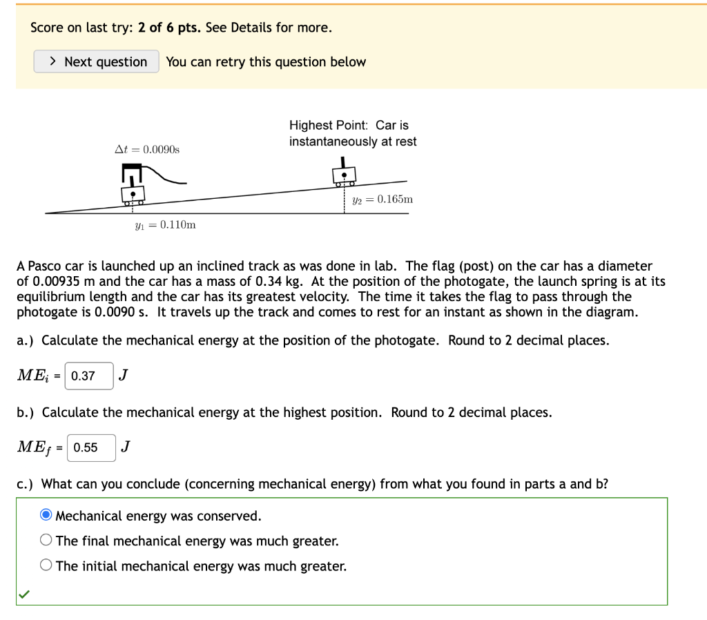 Solved Can someone please check if my answers for part a and | Chegg.com