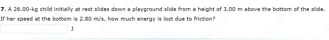 Solved A 26.00-kg ﻿child initially at ﻿rest slides down a | Chegg.com