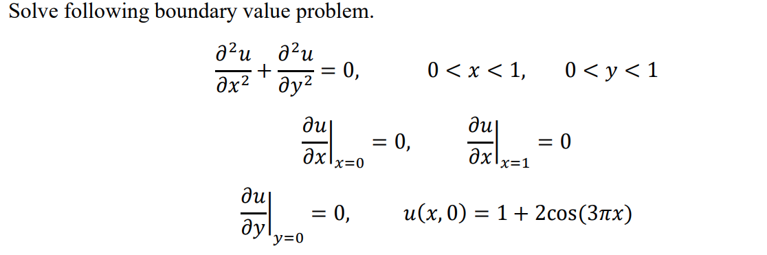 Solved Solve following boundary value problem. Әги дги : 0, | Chegg.com