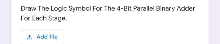 Solved Draw The Logic Symbol For The 4-Bit Parallel Binary | Chegg.com