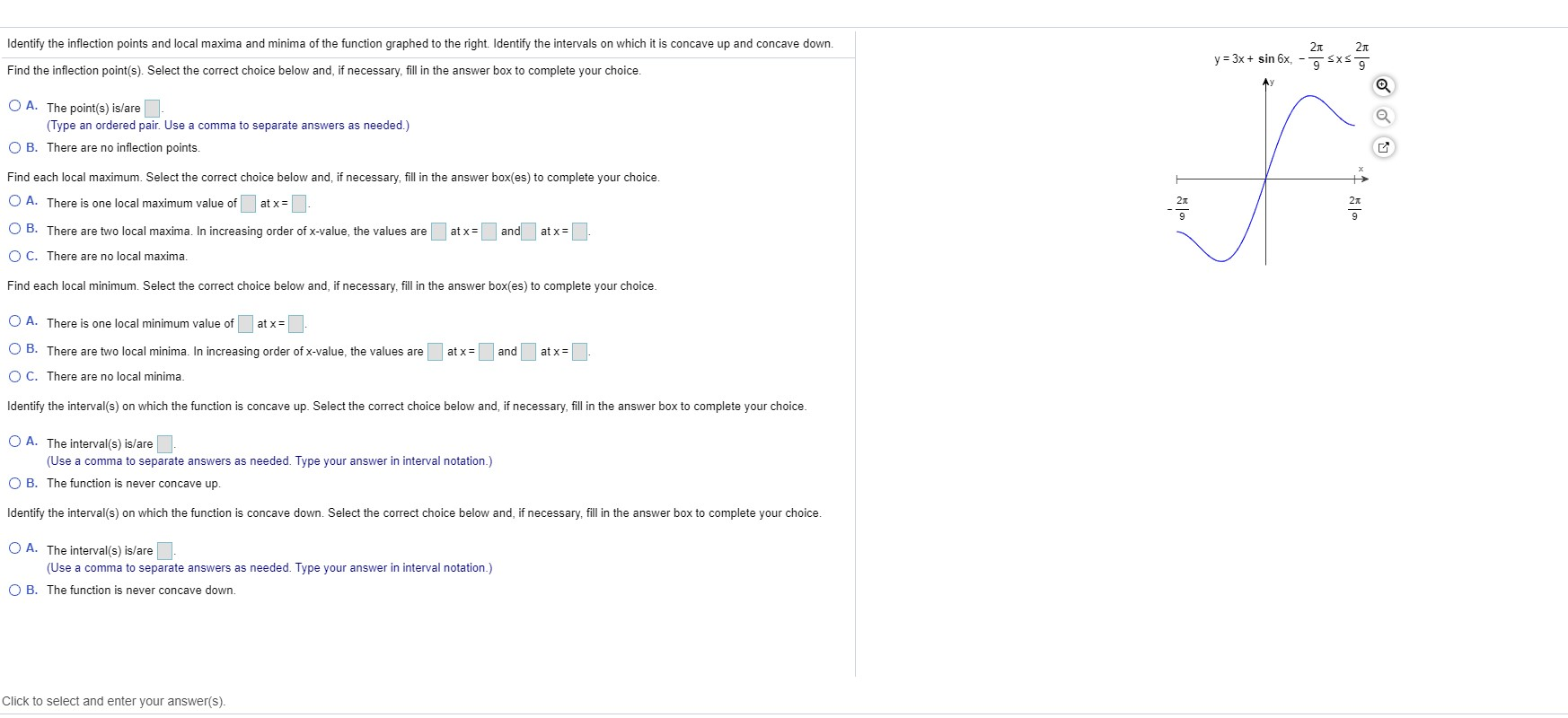 Solved Identify the inflection points and local maxima and | Chegg.com