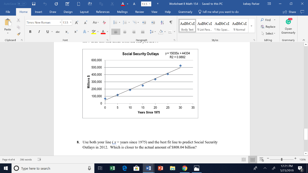 3.5 Worksheet B Math 154 -Saved to this PC kelsey | Chegg.com
