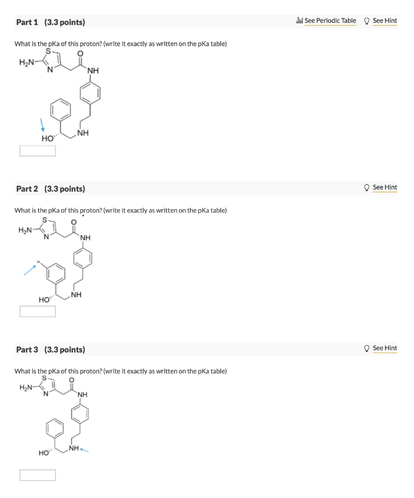 Solved What is the pKa of this proton? (write it exactly as | Chegg.com