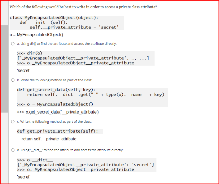 Solved Which of the following would be best to write in | Chegg.com