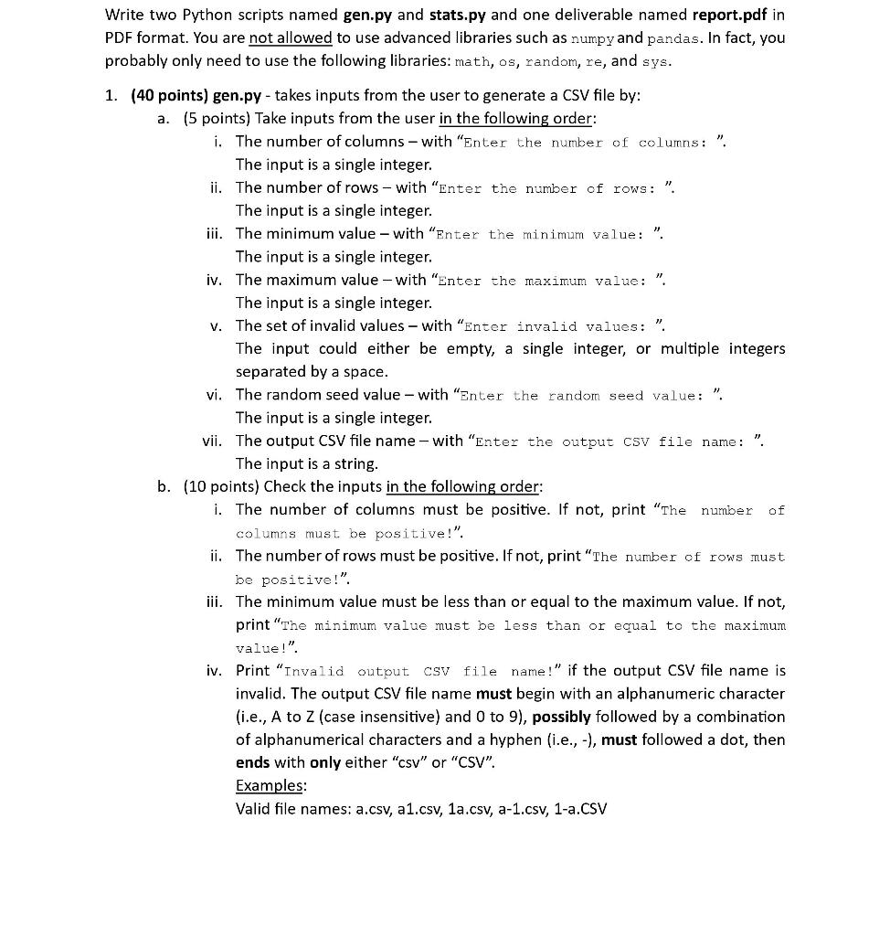 Solved Need help with a PYTHON LANGUAGE program. Create a | Chegg.com