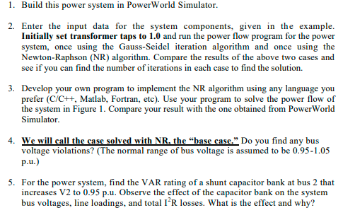 Figure 1 shows a single-line diagram of a five-bus | Chegg.com