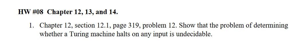 Solved 1. Chapter 12, section 12.1, page 319, problem 12. | Chegg.com