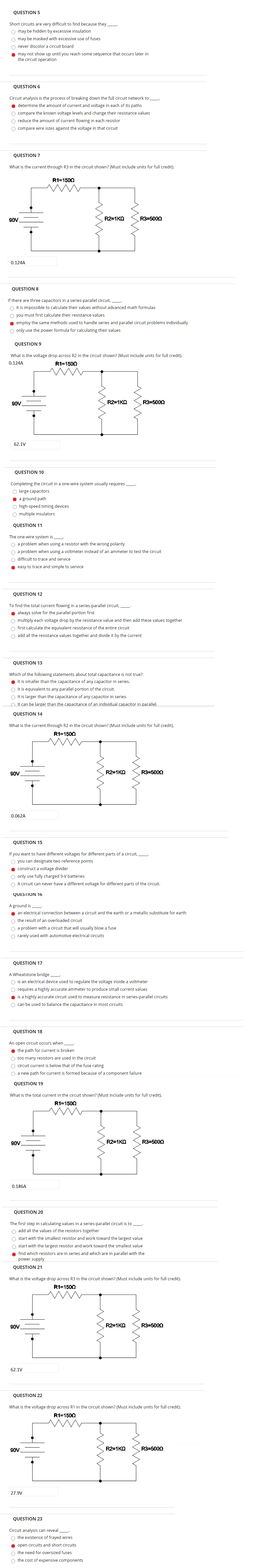 Solved QUESTION 5 Short circuits are very difficult to find | Chegg.com