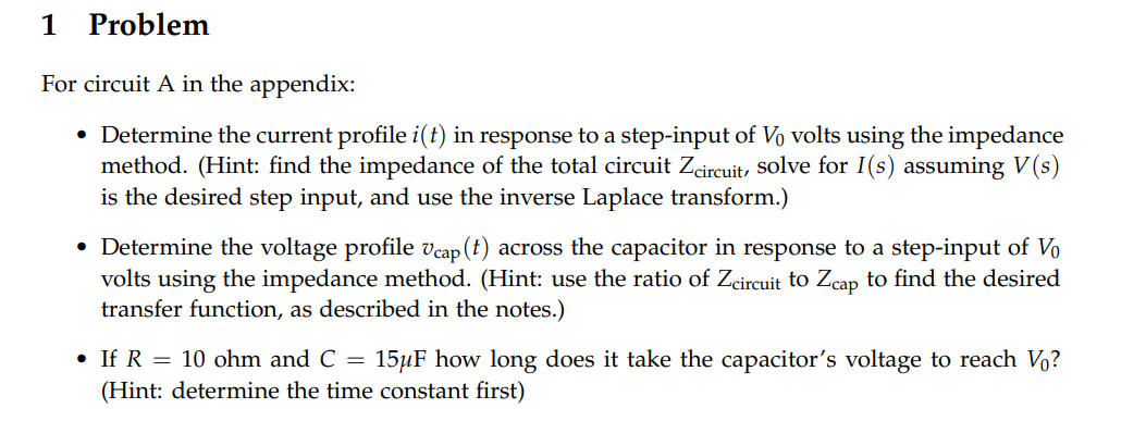 Solved For circuit A in the appendix: - Determine the | Chegg.com