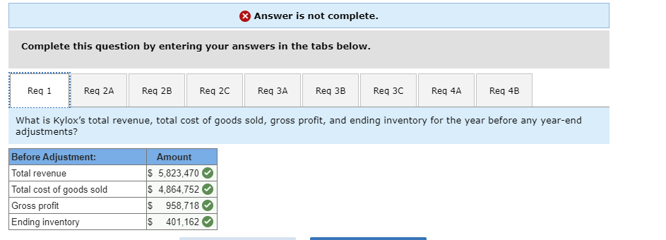After the adjustment for LCNRV in Requirement 3b, | Chegg.com