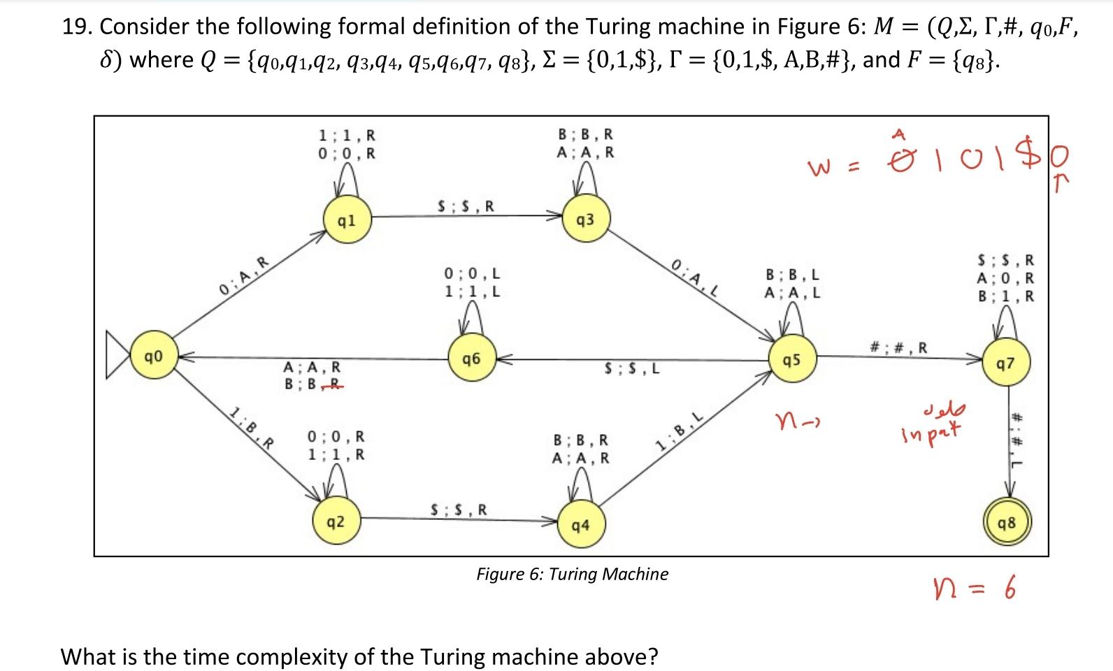 Solved 19. Consider the following formal definition of the | Chegg.com