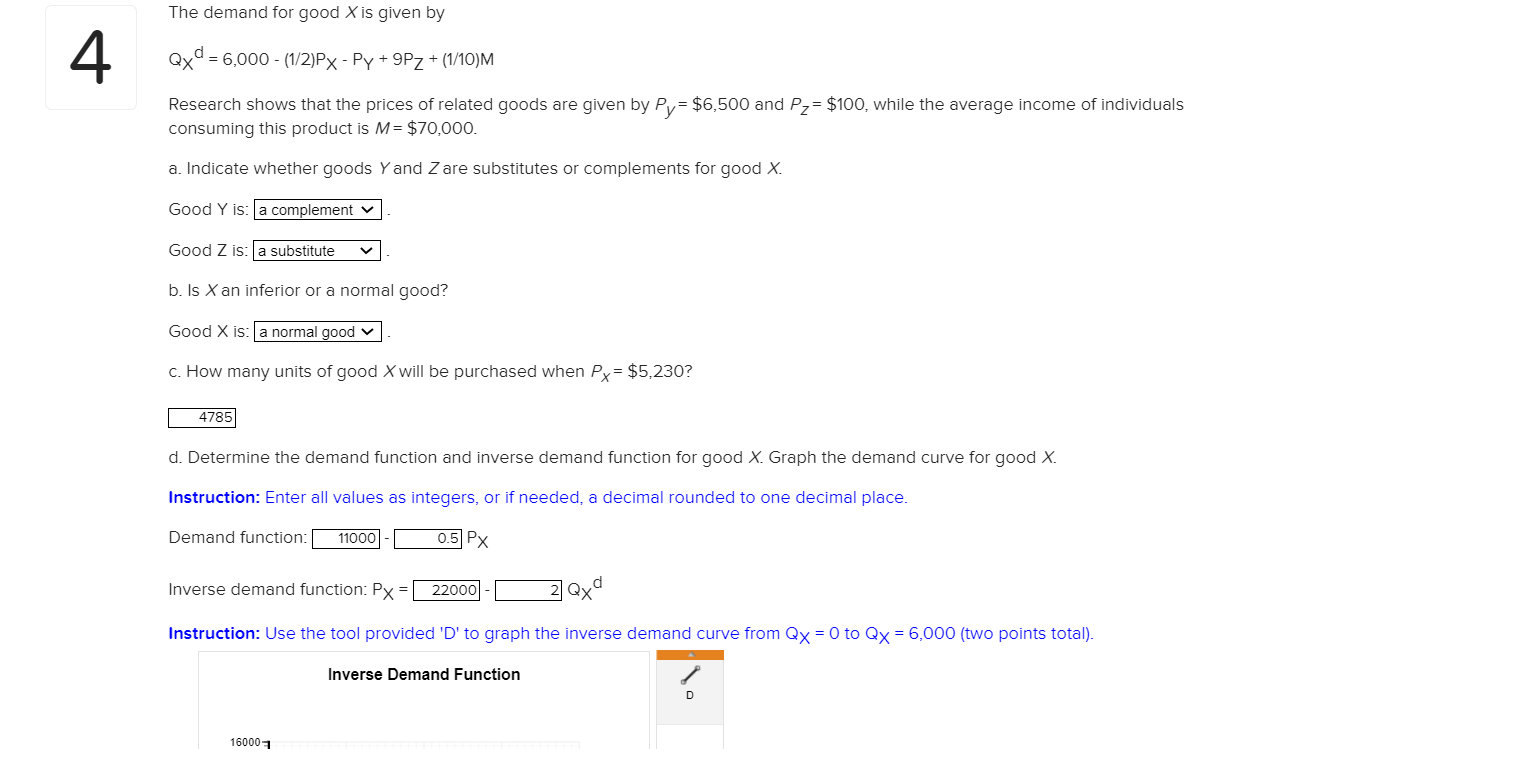 Solved Suppose demand and supply are given by QXd=14−(1/2)PX | Chegg.com