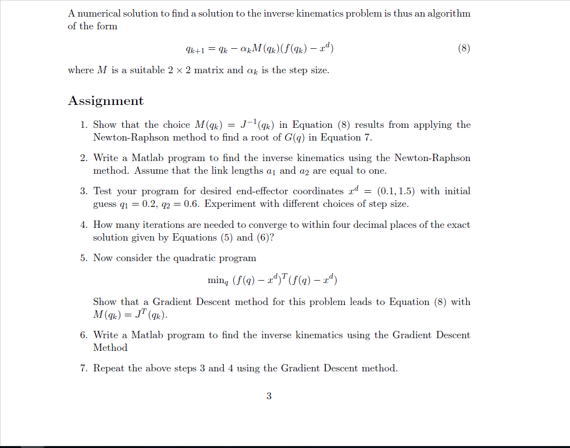 A numerical solution to find a solution to the | Chegg.com