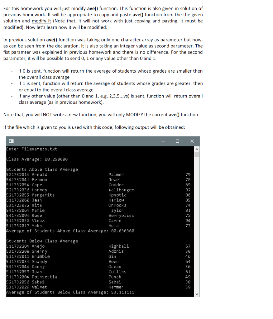 Solved Eng203 Computer Programming Ii Homework Set Vi Please