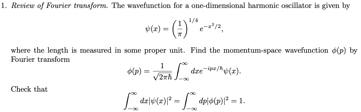 Solved I want a complete calculation using Fourier | Chegg.com